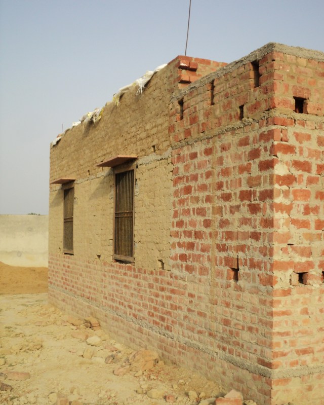 12_Red sandstone slab chajjas | Siddharth Menon